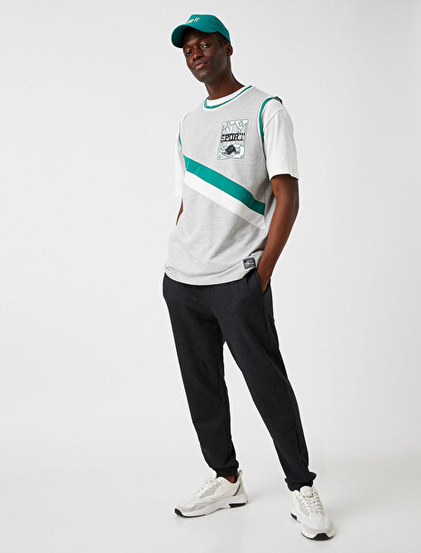 Koton Erkek Bağcıklı Fermuarlı Cepli Eşofman Altı