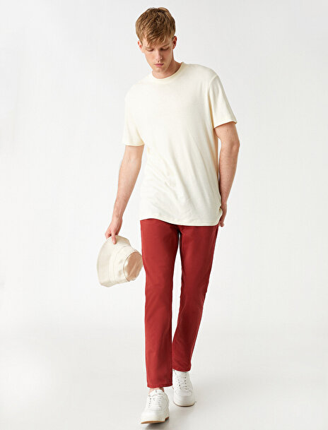 Koton Erkek Düz Kesim Basic Pantolon