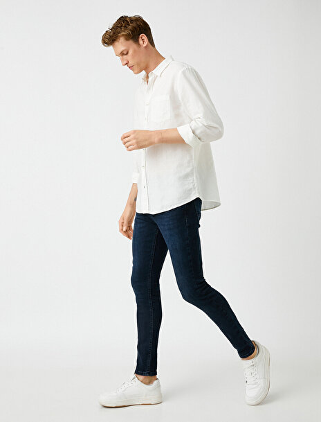 Koton Erkek Super Skinny Fit Kot Pantolon - Justin Jean
