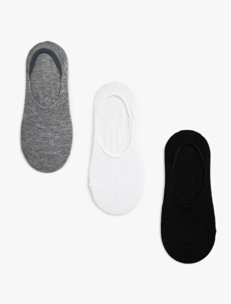 Koton Erkek 3'lü Babet Çorabı Basic