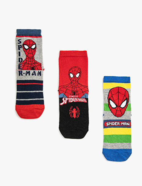 Koton Erkek Çocuk Spıderman Lisanslı Çorap Seti