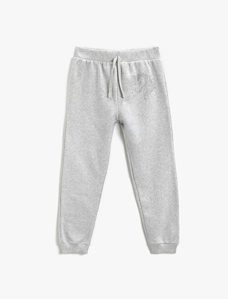 Koton Kız Çocuk Unicorn Baskılı Jogger Eşofman Altı Beli Lastikli Koton Kız Çocuk Unicorn Baskılı Jogger Eşofman Altı Beli Lastikli
