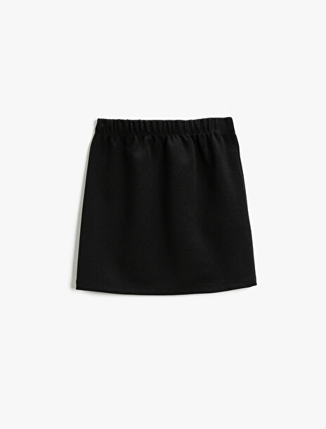 Koton Kız Çocuk Basic Mini Etek Beli Lastikli Koton Kız Çocuk Basic Mini Etek Beli Lastikli