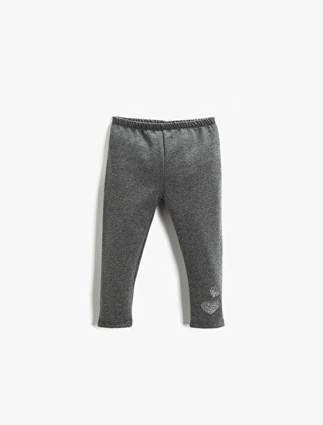 Koton Kız Çocuk Baskı Detaylı Tayt Beli Lastikli Koton Kız Çocuk Baskı Detaylı Tayt Beli Lastikli