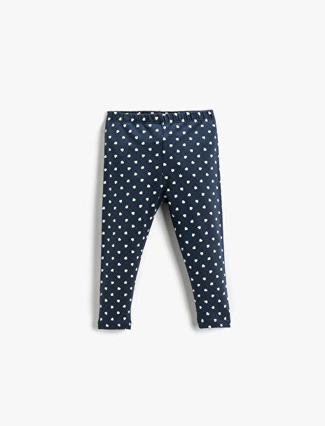 Koton Kız Çocuk Baskılı Tayt Pamuklu