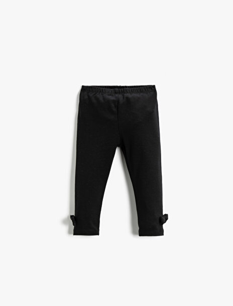 Koton Kız Çocuk Fiyonk Detaylı Tayt Beli Lastikli Pamuklu Koton Kız Çocuk Fiyonk Detaylı Tayt Beli Lastikli Pamuklu