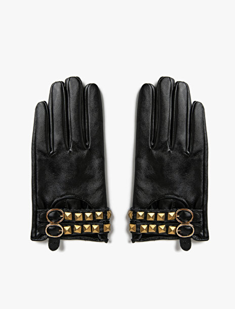 Koton Kadın Deri Görünümlü Eldiven