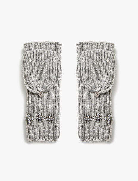Koton Kadın Taş Detaylı Eldiven