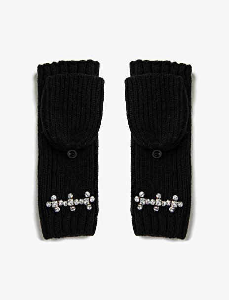 Koton Kadın Taş Detaylı Eldiven