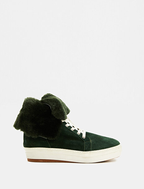 Koton Kadın Bağcıklı Suni Kürklü Bot