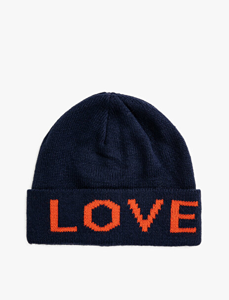 Koton Kadın Yazılı Baskılı Bere