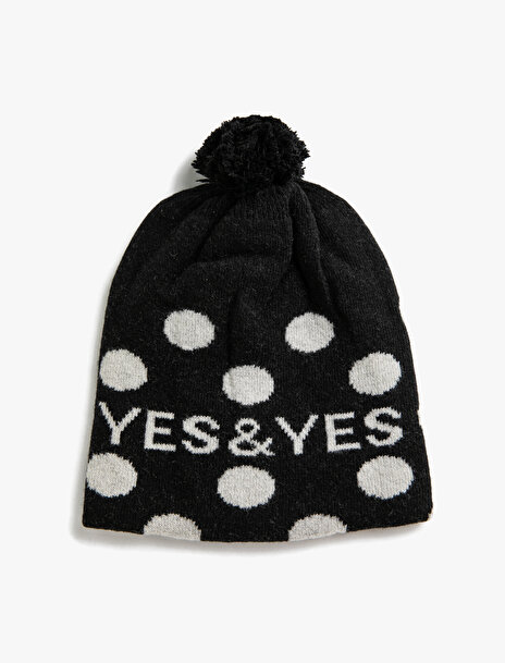 Koton Kadın Yazılı Baskılı Bere