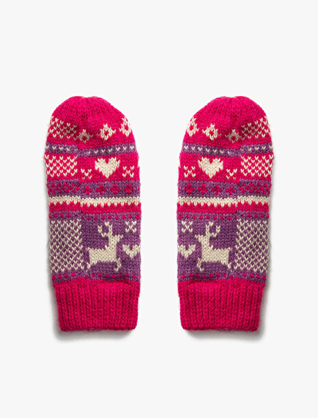 Koton Kız Çocuk Desenli Eldiven