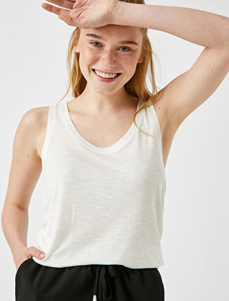 Koton Kadın Düz Renk Atlet Koton Kadın Düz Renk Atlet