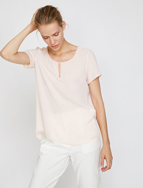 Koton Kadın Boncuk Detaylı Bluz