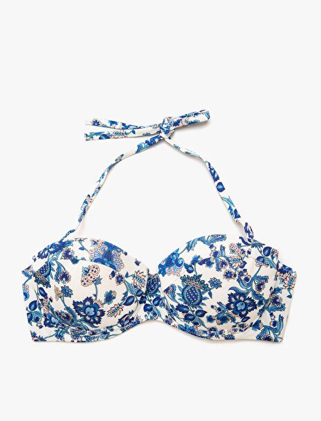 Koton Kadın Kadın Mix & Match Çiçek Desenli Bikini Üst