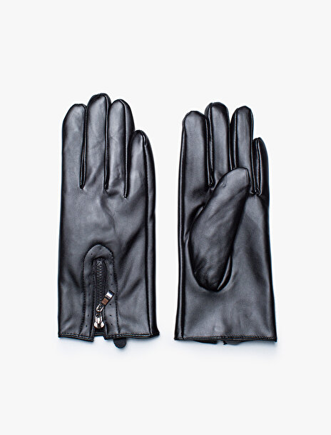 Koton Kadın Fermuar Detailed Eldiven