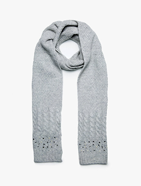 Koton Kadın Zımba Detaylı Atkı