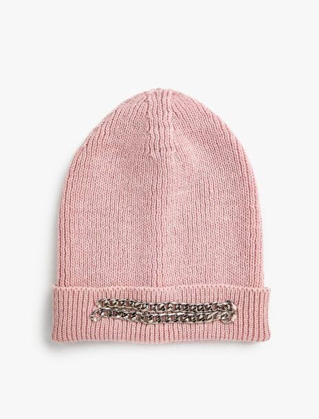 Koton Kadın Zincir Detaylı Bere