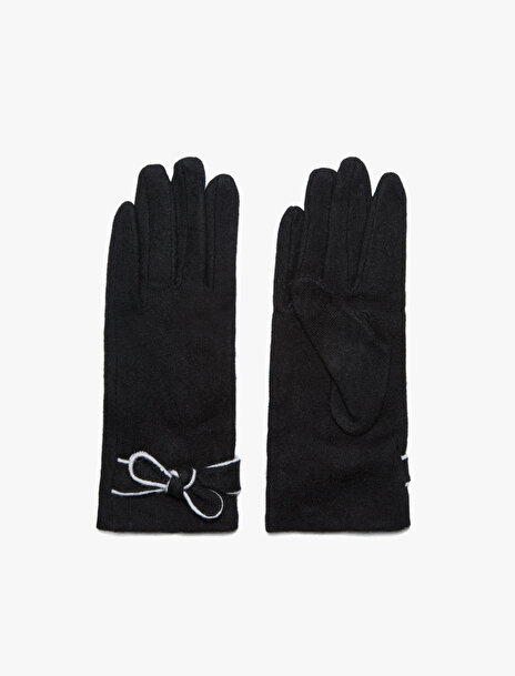 Koton Kadın Fiyonk Detaylı Eldiven Koton Kadın Fiyonk Detaylı Eldiven