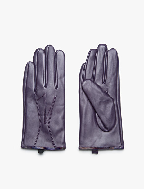 Koton Kadın Deri Görünümlü Eldiven