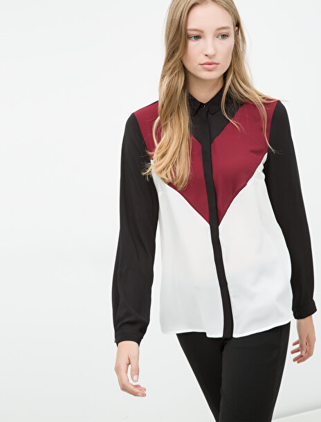 Koton Kadın Üç Renkli Gömlek