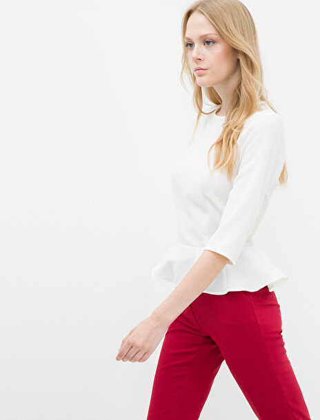 Koton Kadın Peplum Bluz
