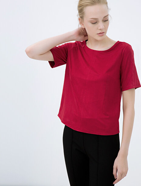 Koton Kadın Oyuk Yaka Bluz