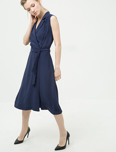 Koton Kadın Gömlek Yakalı Elbise