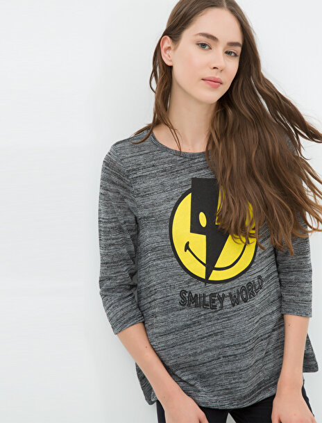 Koton Kadın Baskı Detaylı T-Shirt