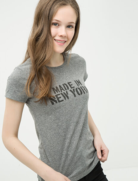 Koton Kadın Yazı Baskılı T-Shirt