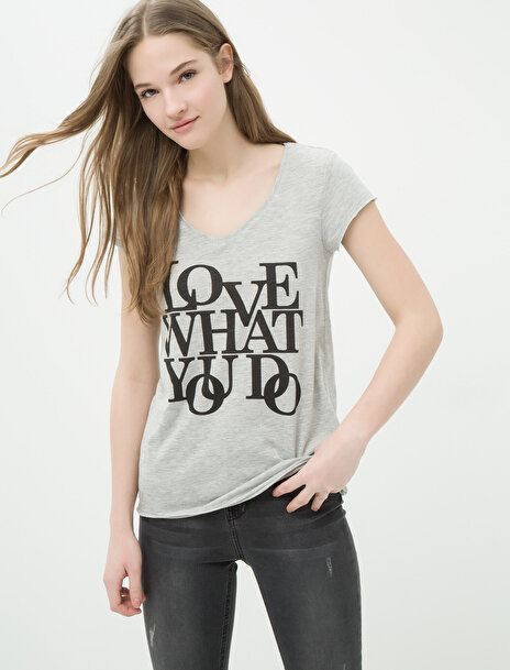 Koton Kadın Baskılı T-Shirt