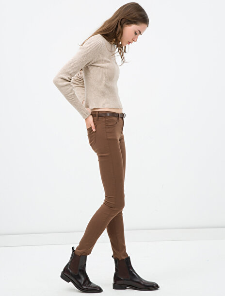 Koton Kadın Dar Kesim Denim Pantolon