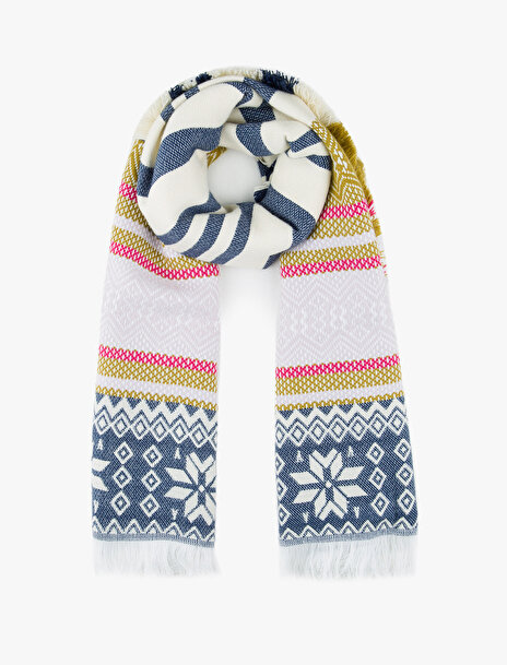 Koton Kadın Etnik Desenli Atkı