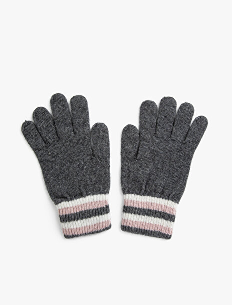 Koton Kadın Şerit Detaylı Eldiven