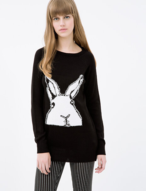 Koton Ole Genç Kız Oyuk Yaka Tunik