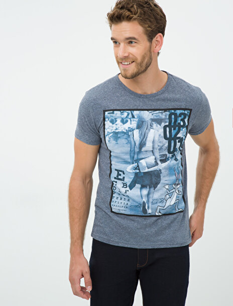 Koton Erkek Grafik Baskılı T-Shirt