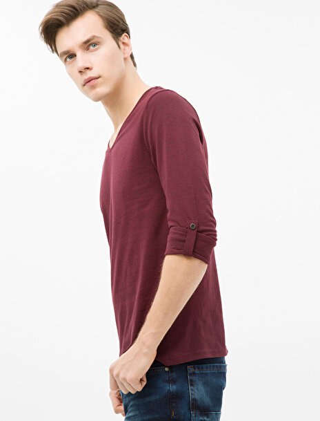 Koton Erkek V Yaka T-Shirt