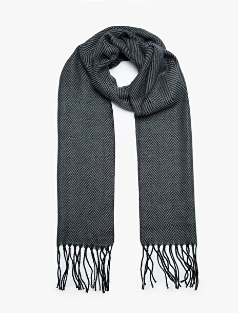 Koton Erkek Çizgili Atkı