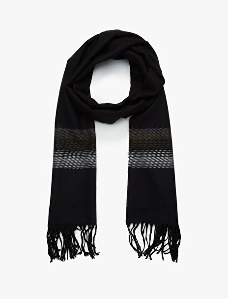 Koton Erkek Çizgili Atkı