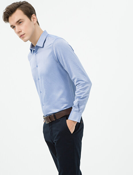 Koton Erkek Dar Kesim Gömlek