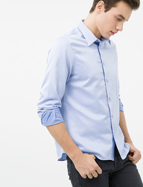 Koton Erkek Dar Kesim Gömlek