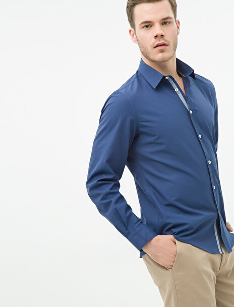 Koton Erkek Dar Kesim Gömlek