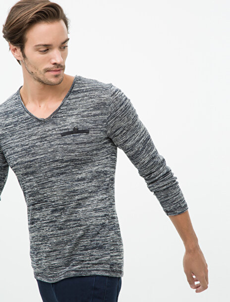 Koton Erkek V Yakalı Kazak