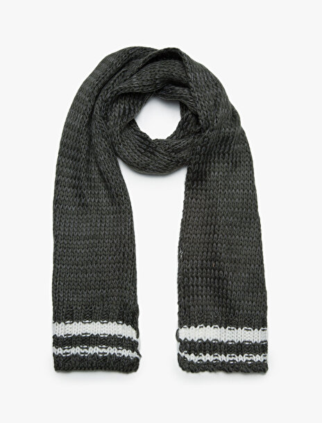 Koton Erkek Çocuk Desenli Atkı