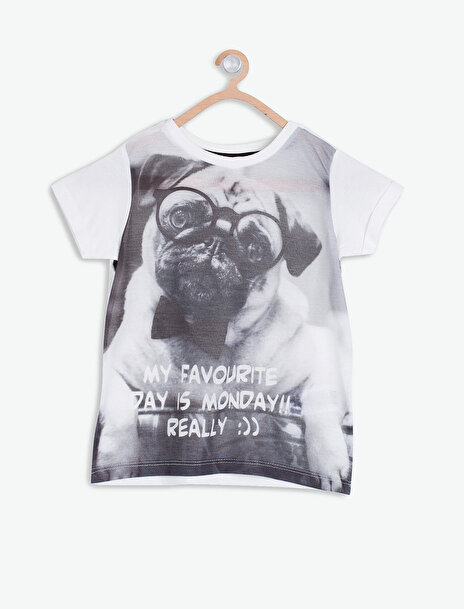 Koton Kız Çocuk Baskılı T-Shirt