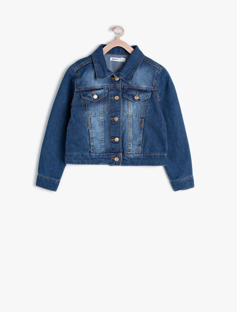 Koton Kız Çocuk Cepli Ceket