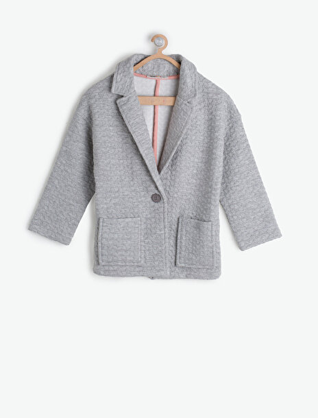 Koton Kız Çocuk Cep Detaylı Ceket