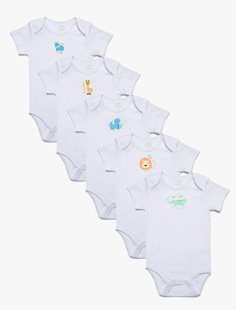 Koton Erkek Çocuk 5'li Baskılı Body