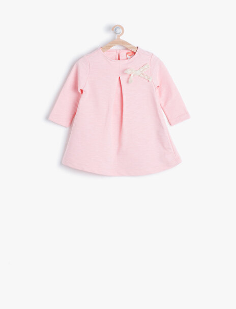 Koton Kız Çocuk Kurdele Detaylı Elbise